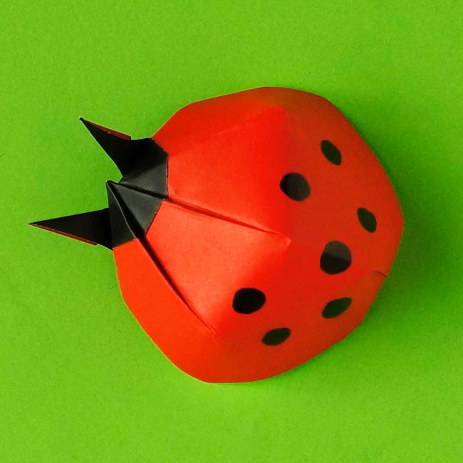 Make an Origami Ladybug and Bring Yourself Good Luck! Make an Origami Ladybug and Bring Yourself Good Luck!