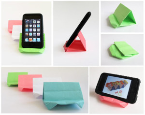 How to Make a Paper Stand for Your Smart Phone – Leyla Torres – Origami ...