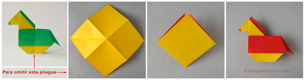 Como hacer origami caballo - Imagui
