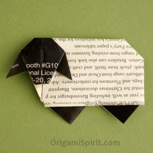 Make an Easy Origami Sheep – Leyla Torres – Origami Spirit
