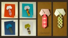 Make an Easy Origami Necktie and Card for Dad – Leyla Torres – Origami ...