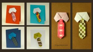 Make an Easy Origami Necktie and Card for Dad – Leyla Torres – Origami ...