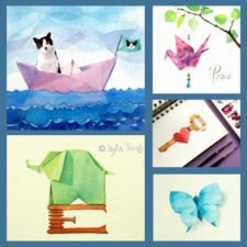 Origami as a Subject for Visual Art and Illustration – Leyla Torres ...