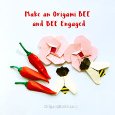 Make an Origami Bee for Bee Awareness! – Leyla Torres – Origami Spirit