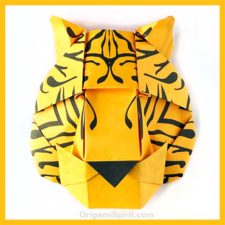 How to Make an Origami Tiger – Leyla Torres – Origami Spirit