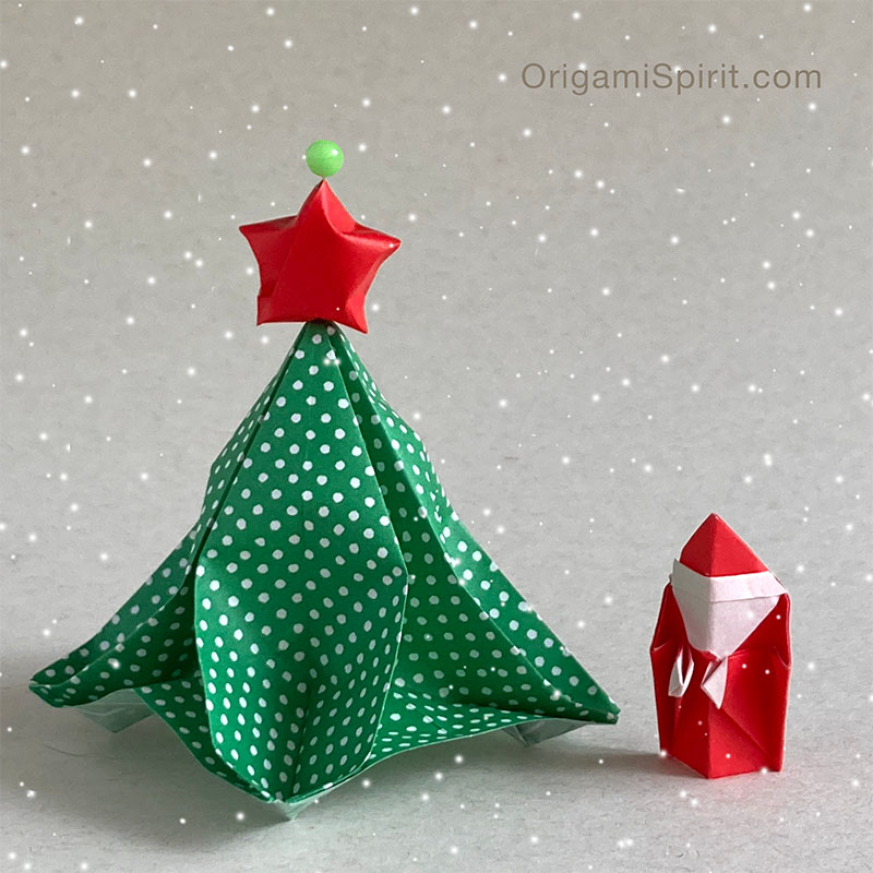 Make an Origami Pine Tree or a Festive Forest of Paper Magic – Leyla ...